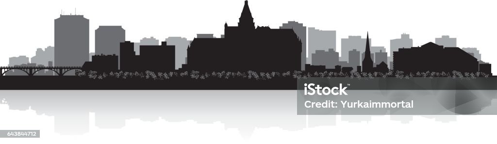 Saskatoon Saskatchewan Canada City Skyline Silhouette Stock ... Saskatoon Saskatchewan Canada City Skyline Silhouette Stock ...