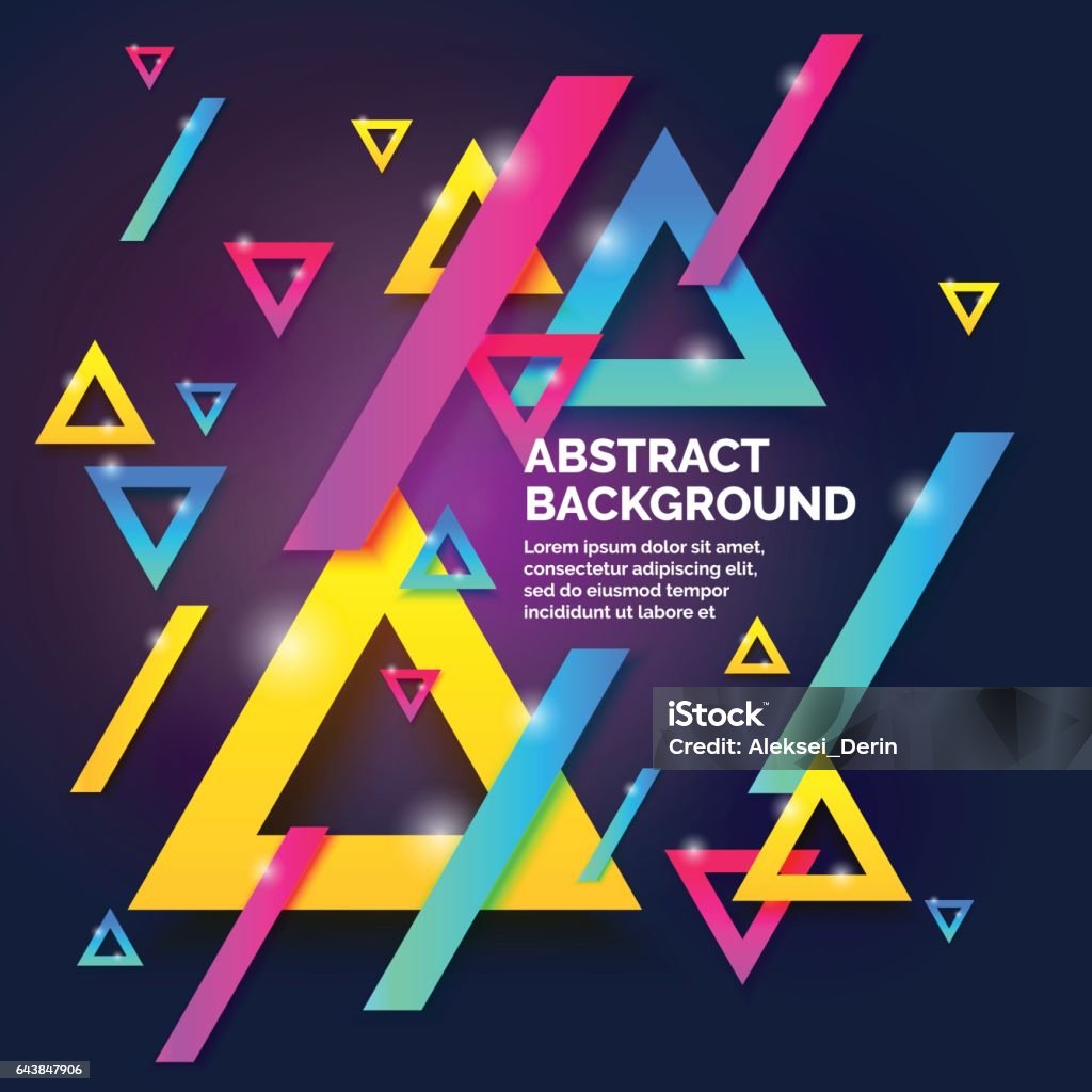 Latar Belakang Geometris Abstrak Modern Ilustrasi Stok Unduh Gambar