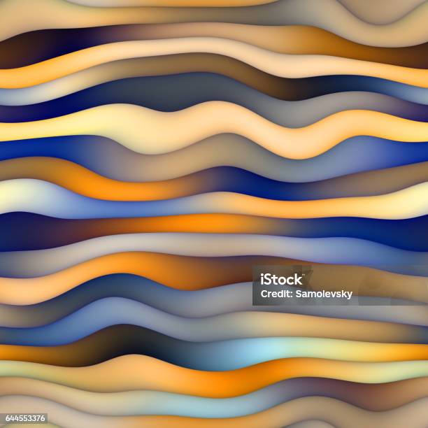 Raster Seamless Blue Orange Gradient Distorted Wavy Lines Pattern Stock ... Raster Seamless Blue Orange Gradient Distorted Wavy Lines Pattern Stock ...