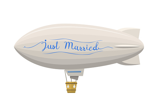 Ballon 결혼식 Aerostat 전송 벡터 결혼식에 대한 스톡 벡터 아트 및 기타 이미지 결혼식 고풍스런 교통수단