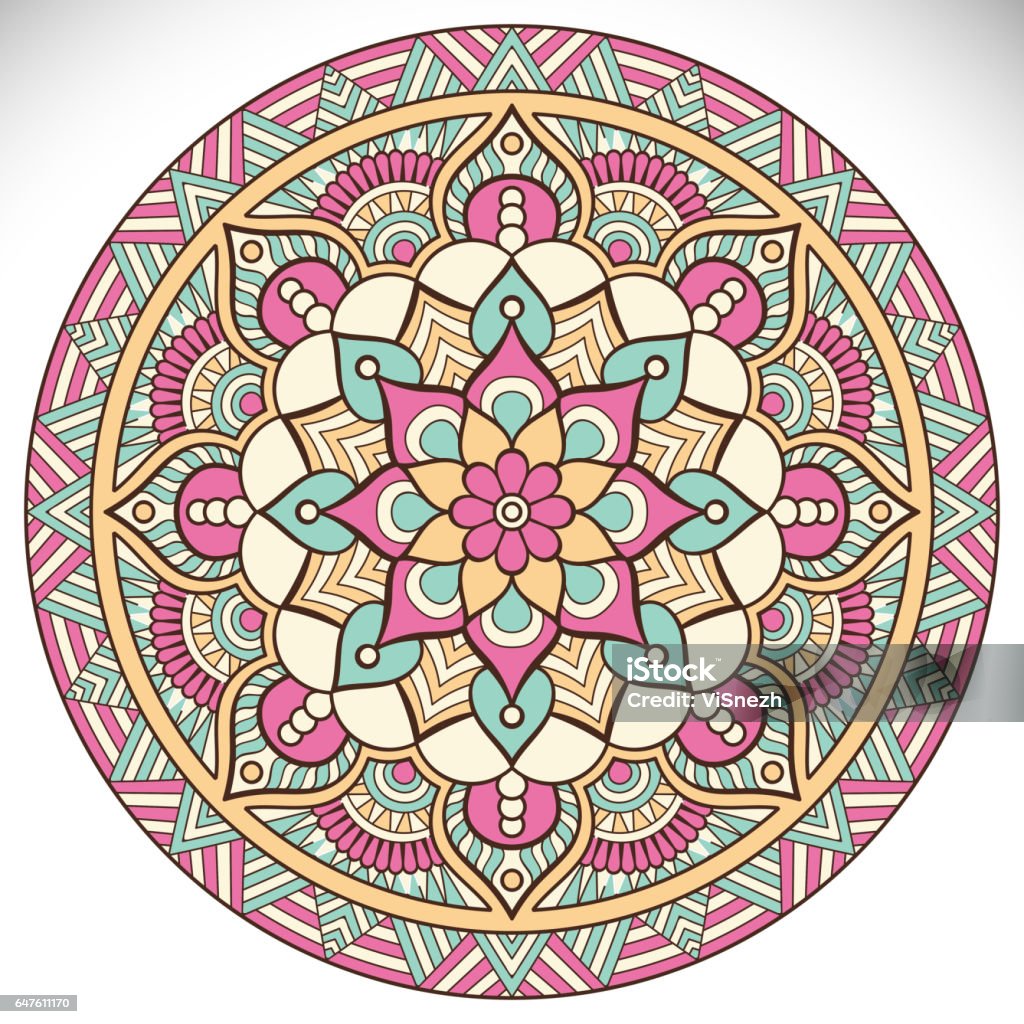 Vector Mandala Stock Illustration Download Image Now Art