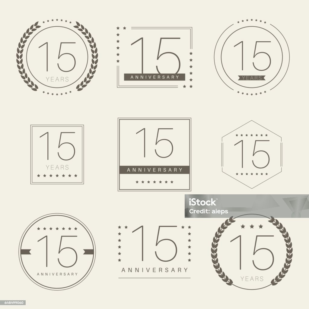 Logo Ulang Tahun Lima Belas Tahun Set Logo Vintage Ulang Tahun Ke15 ... Logo Ulang Tahun Lima Belas Tahun Set Logo Vintage Ulang Tahun Ke15 ...