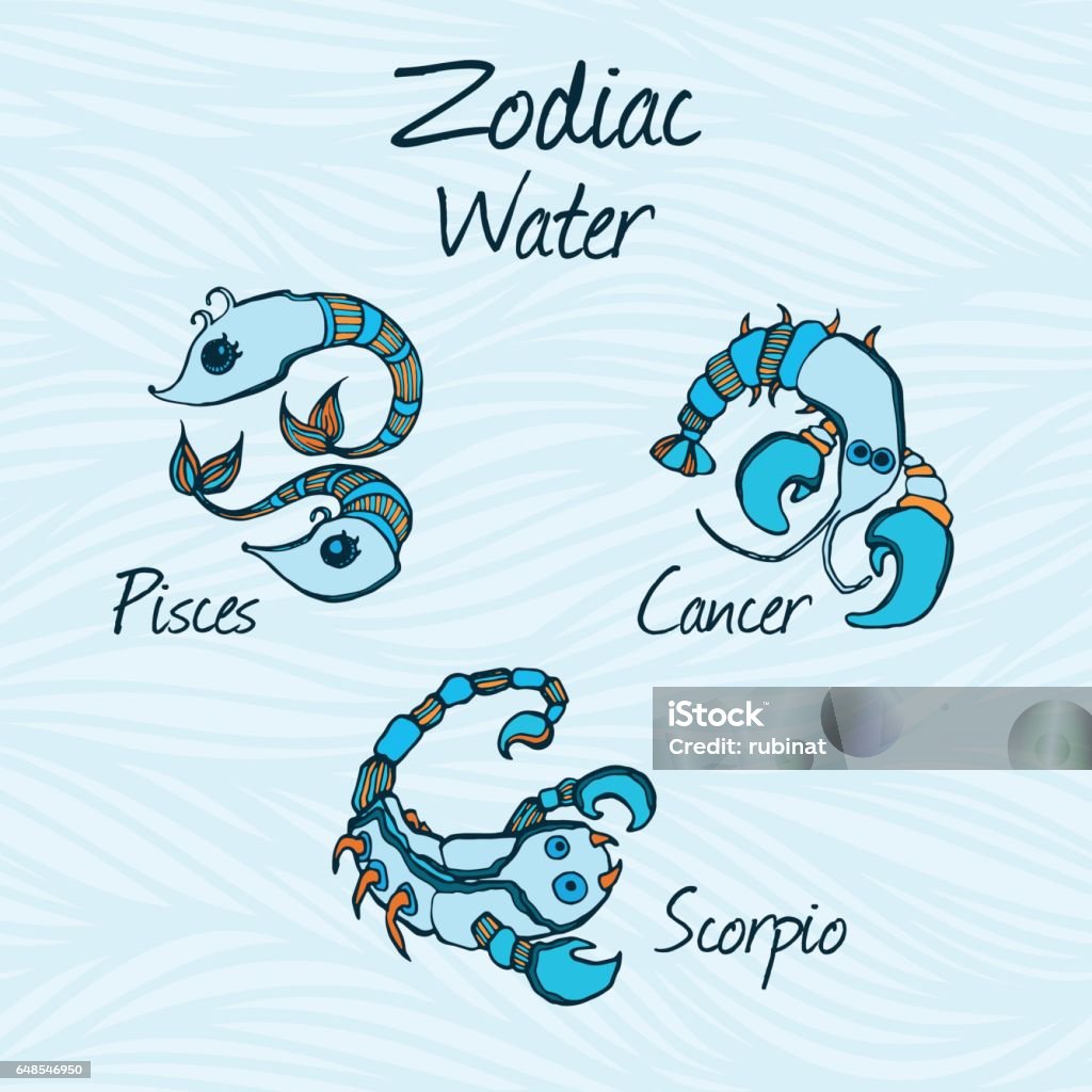 Colorful Icons Of Zodiac Stock Illustration Download Image Now