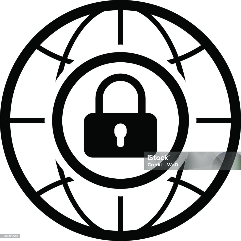 Internet Security Icon Flat Design Stock Illustration - Download Image ... Internet Security Icon Flat Design Stock Illustration - Download Image ...