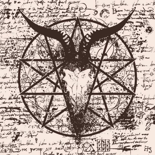 240 Goat Pentagram Illustrations Royalty Free Vector Graphics And Clip Art Istock