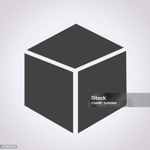 3d Cube Icon Stock Illustration Download Image Now Abstract