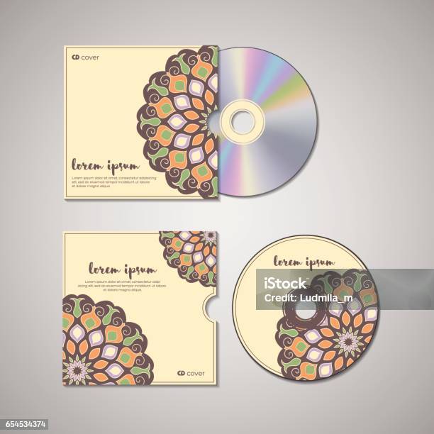 Cd 커버 동양 템플릿입니다 가리기에 대한 스톡 벡터 아트 및 기타 이미지 가리기 콤팩트 디스크 레코드 아날로그 오디오