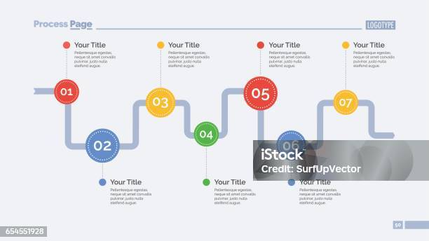 7 단계 다이어그램 슬라이드 서식 파일 0명에 대한 스톡 벡터 아트 및 기타 이미지 0명 7 개념 Istock