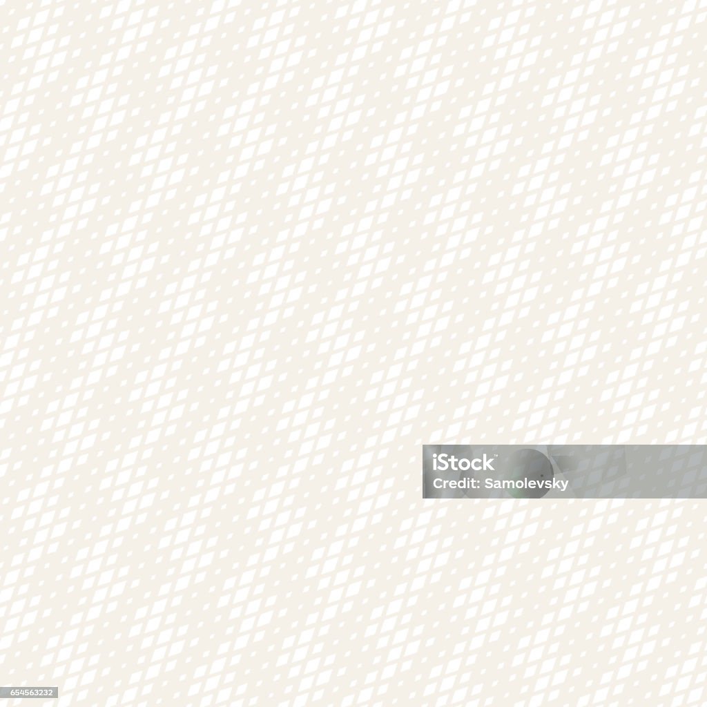 Repeating Rectangle Shape Halftone Vector Seamless Monochrome Pattern