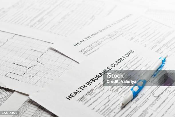 Formulir Asuransi Kesehatan Dokumen Dan Kuesioner Untuk Konsep Asuransi