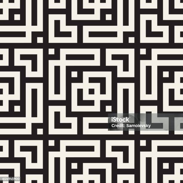 Maze Kusut Garis Grafis Kontemporer Desain Latar Belakang Geometris