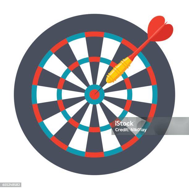 Dart 및 다트판 다트에 대한 스톡 벡터 아트 및 기타 이미지 다트 다트판 다트용 화살 Istock