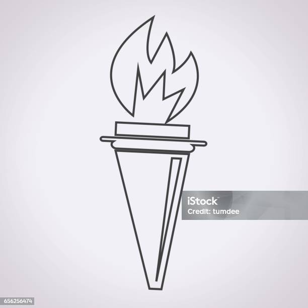 Torch 아이콘크기 0명에 대한 스톡 벡터 아트 및 기타 이미지 0명 경쟁 기업 재무와 산업 Istock