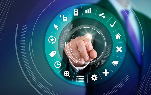 Business Man Touch Screen Concept Access Stock Photo - Download Image ... Business Man Touch Screen Concept Access Stock Photo - Download Image ...
