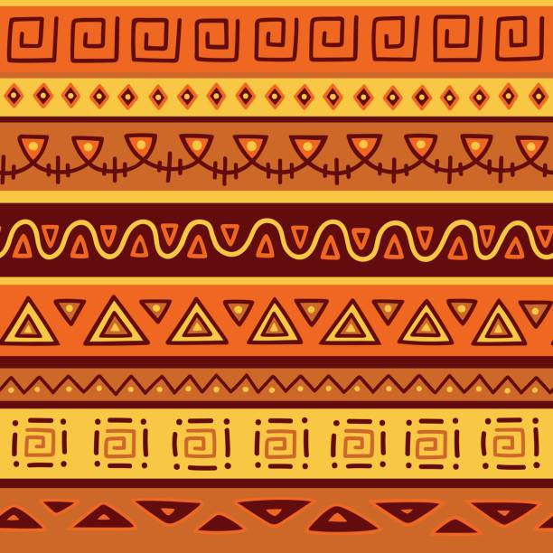 Free African Design Borders Clipart