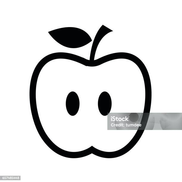 Apple 아이콘 0명에 대한 스톡 벡터 아트 및 기타 이미지 0명 건강한 식생활 과일 Istock