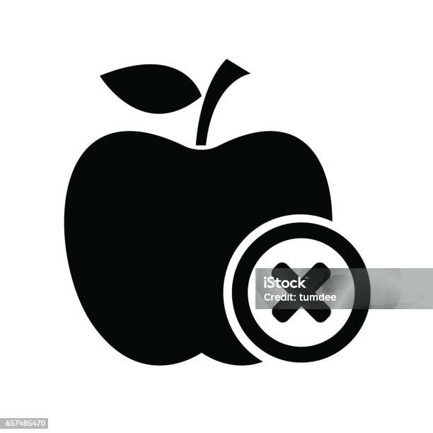 Apple 아이콘 0명에 대한 스톡 벡터 아트 및 기타 이미지 0명 건강한 식생활 과일 Istock