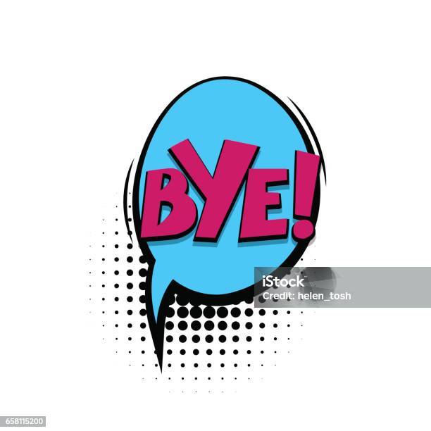 Lettering Bye Comic Text Speech Bubble Stock Illustration - Download ... Lettering Bye Comic Text Speech Bubble Stock Illustration - Download ...