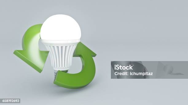 Led 전구 기호 재활용 0명에 대한 스톡 사진 및 기타 이미지 0명 감소 깨끗한 Istock