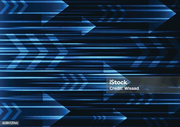 Blue Arrow Abstract Technology Background Stock Illustration - Download ... Blue Arrow Abstract Technology Background Stock Illustration - Download ...