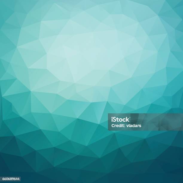 Polygonal Abstrak Geometris Biru Tua Segitiga Rendah Gaya Poli