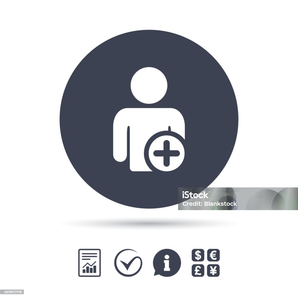 Ilustración de Agregar El Icono De Signo De Usuario Agregar El Símbolo ... Ilustración de Agregar El Icono De Signo De Usuario Agregar El Símbolo ...