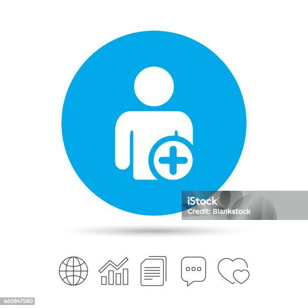 Ilustración de Agregar El Icono De Signo De Usuario Agregar El Símbolo ... Ilustración de Agregar El Icono De Signo De Usuario Agregar El Símbolo ...
