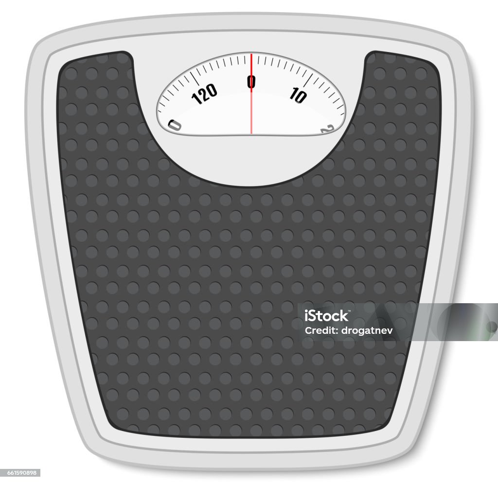 Bathroom Floor Weight Scale Stock Illustration Download Image Now