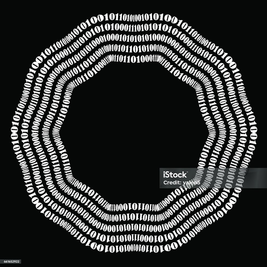 Algorithm Data Code Decryption And Encoding Stock Illustration