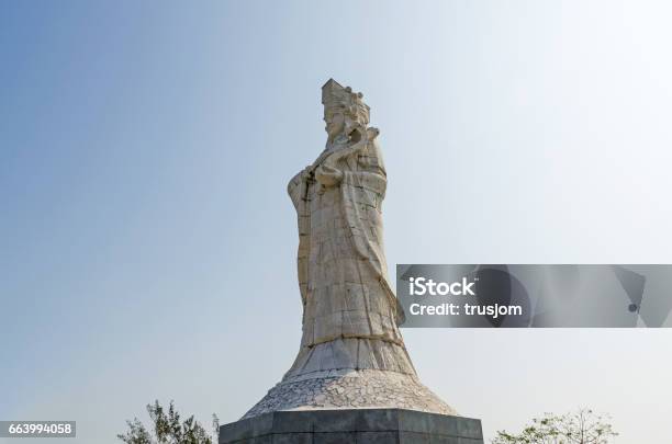 A마 여신 동상 또는에이 마 문화 마을 콜로안 섬 마카오 중국의 틴 하 우 건축에 대한 스톡 사진 및 기타 이미지 건축