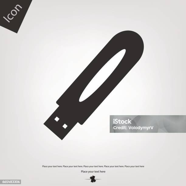 Usb 플래시 벡터 아이콘크기 Usb 메모리에 대한 스톡 벡터 아트 및 기타 이미지 Usb 메모리 데이터 디스크 Istock