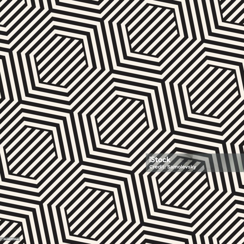 Vector Seamless Pattern Repeating Lattice Abstract Background Linear