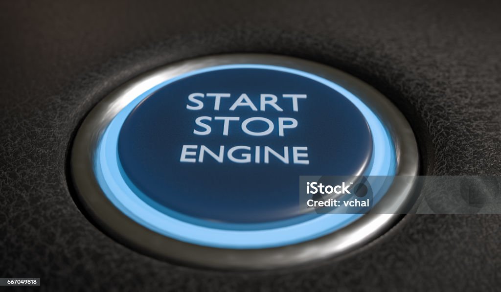 Mulai Tombol Stop Engine Di Interior Mobil Ilustrasi Yang Dirender 3d ... Mulai Tombol Stop Engine Di Interior Mobil Ilustrasi Yang Dirender 3d ...