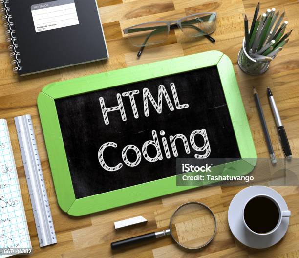 Html 코딩 작은 칠판 3d 0명에 대한 스톡 사진 및 기타 이미지 0명 Html Istock
