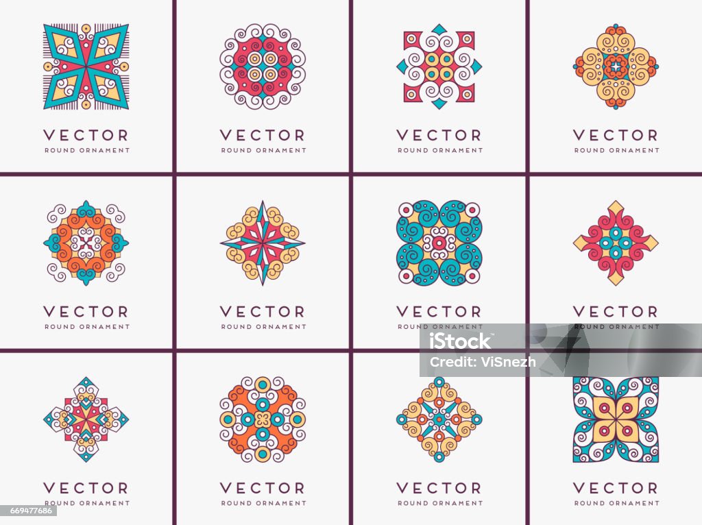 Vector Inndian Mandala Stock Illustration Download Image Now