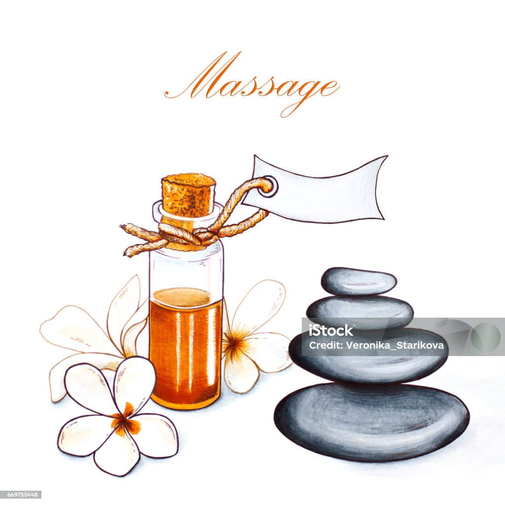 Massage Sketch Marker Stock Illustration Download Image Now
