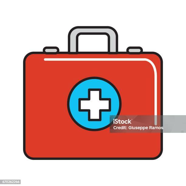 Ilustración De Roja De Primeros Auxilios Emergencia Y Más Vectores