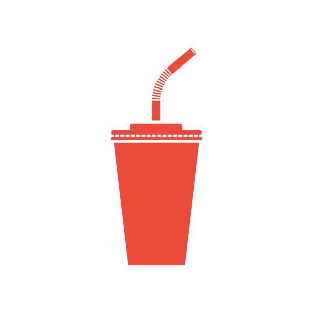 8000 Vasos Con Popote Ilustraciones De Stock Gráficos Vectoriales