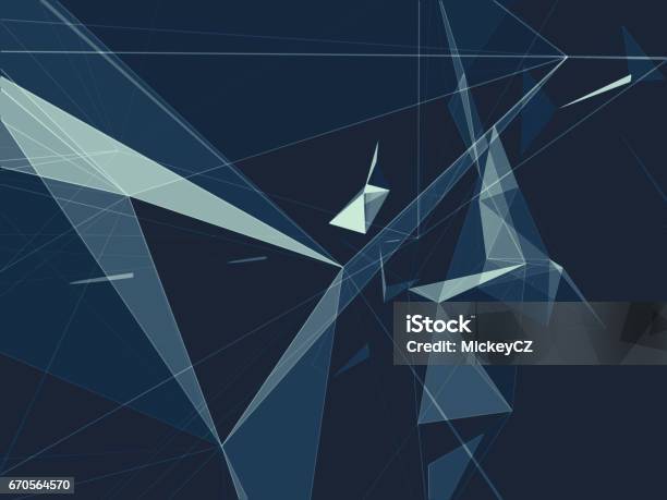Abstrak Modern Geometri Segitiga Garis Latar Belakang Ruang Digunakan