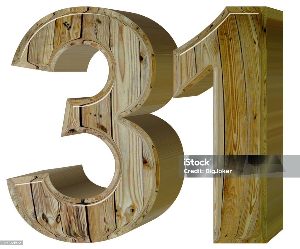 Chiffre 31 Trente Et Un Isolé Sur Fond Blanc Rendu 3d Vecteurs libres ... Chiffre 31 Trente Et Un Isolé Sur Fond Blanc Rendu 3d Vecteurs libres ...