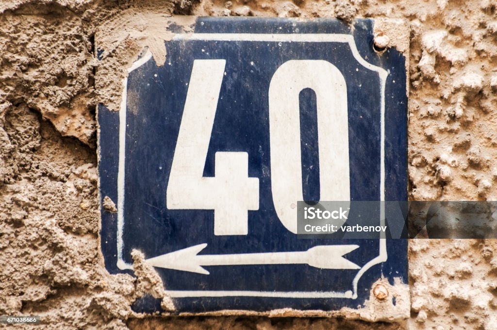 Weathered Enameled Plate Number 40 Stock Photo - Download Image Now ... Weathered Enameled Plate Number 40 Stock Photo - Download Image Now ...