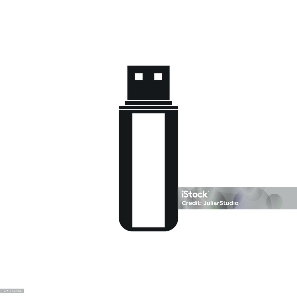 Usb 快閃磁碟機圖示簡單的樣式向量圖形及更多usb 手指圖片 Usb 手指 Usb線 個人飾物 Istock