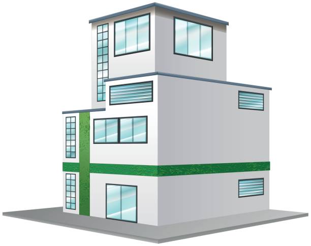 Modern Building Clip Art
