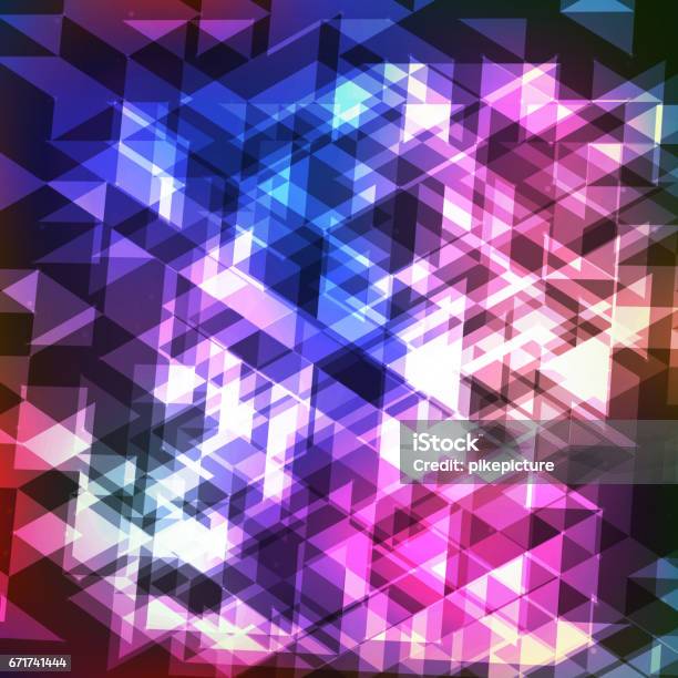 Latar Belakang Modern Geometris Warnawarni Abstrak Dengan Segitiga