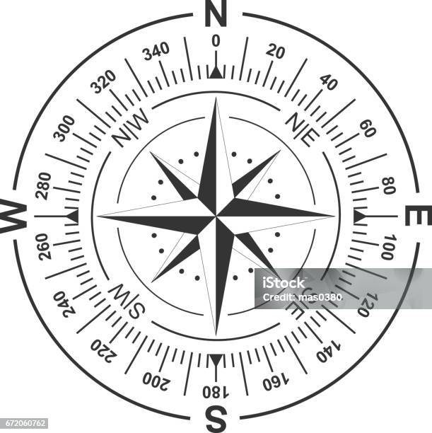 Vector Compass And Wind Rose Icon向量圖形及更多文憑圖片 文憑 方向圖 風 Istock