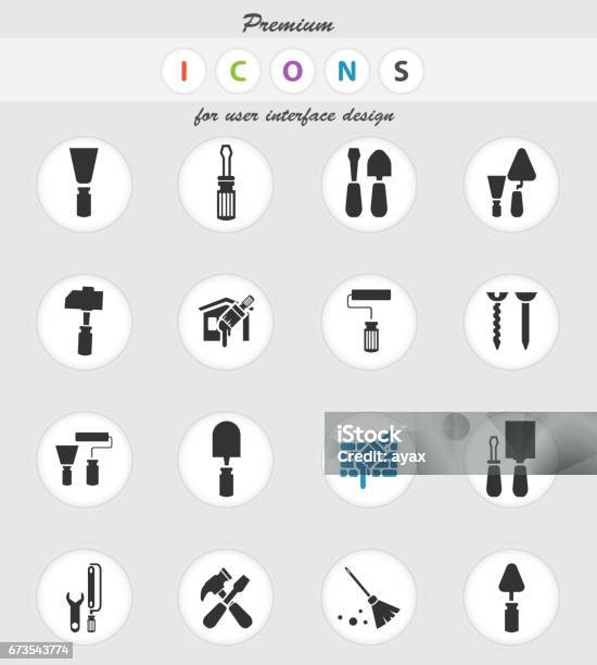 Kumpulan Ikon Alat Kerja Ilustrasi Stok Unduh Gambar Sekarang Alat