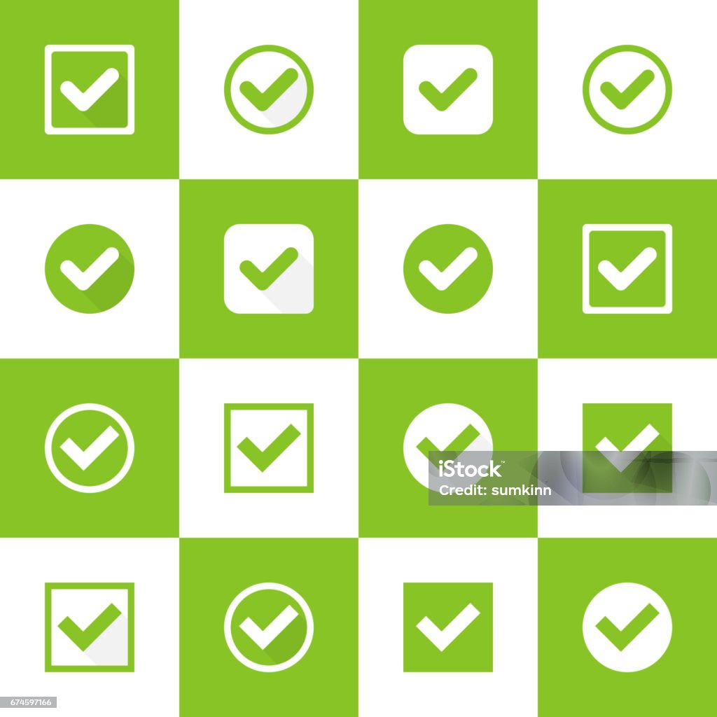 Set Vector Buttons With Check Marks Stock Illustration - Download Image ... Set Vector Buttons With Check Marks Stock Illustration - Download Image ...