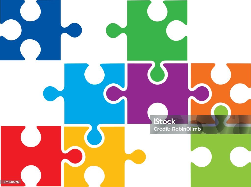 Connecting Puzzle Pieces Stock Illustration - Download Image Now ... Connecting Puzzle Pieces Stock Illustration - Download Image Now ...
