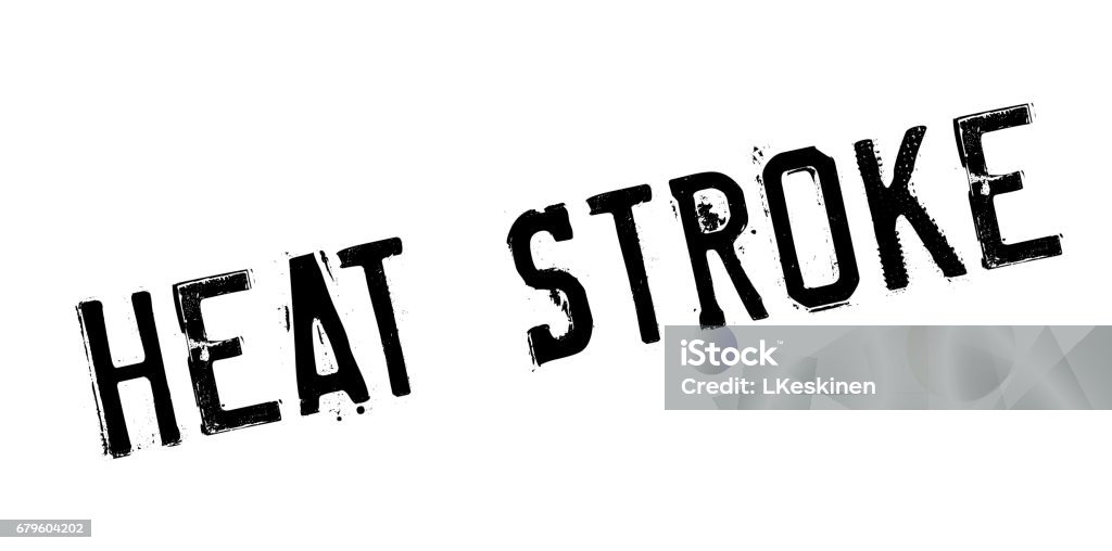 Heat Stroke Rubber Stamp Stock Illustration Download Image Now Cut