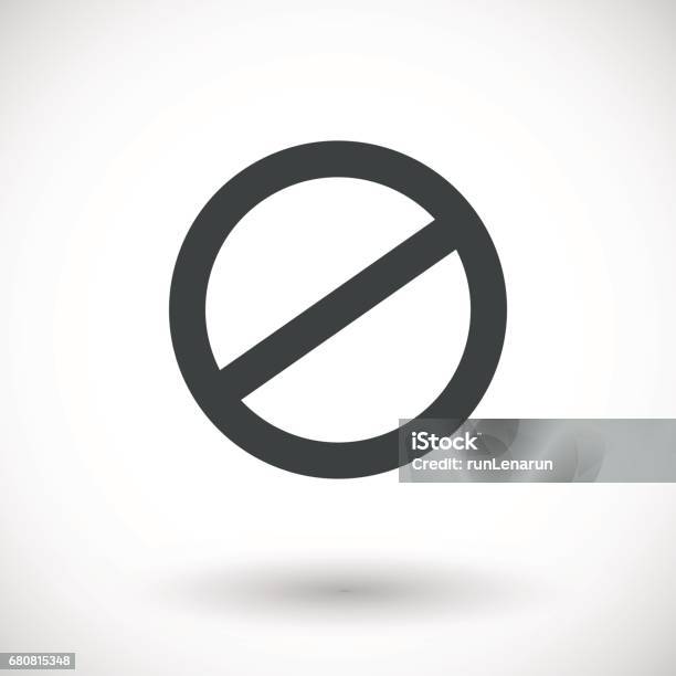Ilustración de Negar El Icono Signo Prohibido Con Sombra Redonda y más ... Ilustración de Negar El Icono Signo Prohibido Con Sombra Redonda y más ...